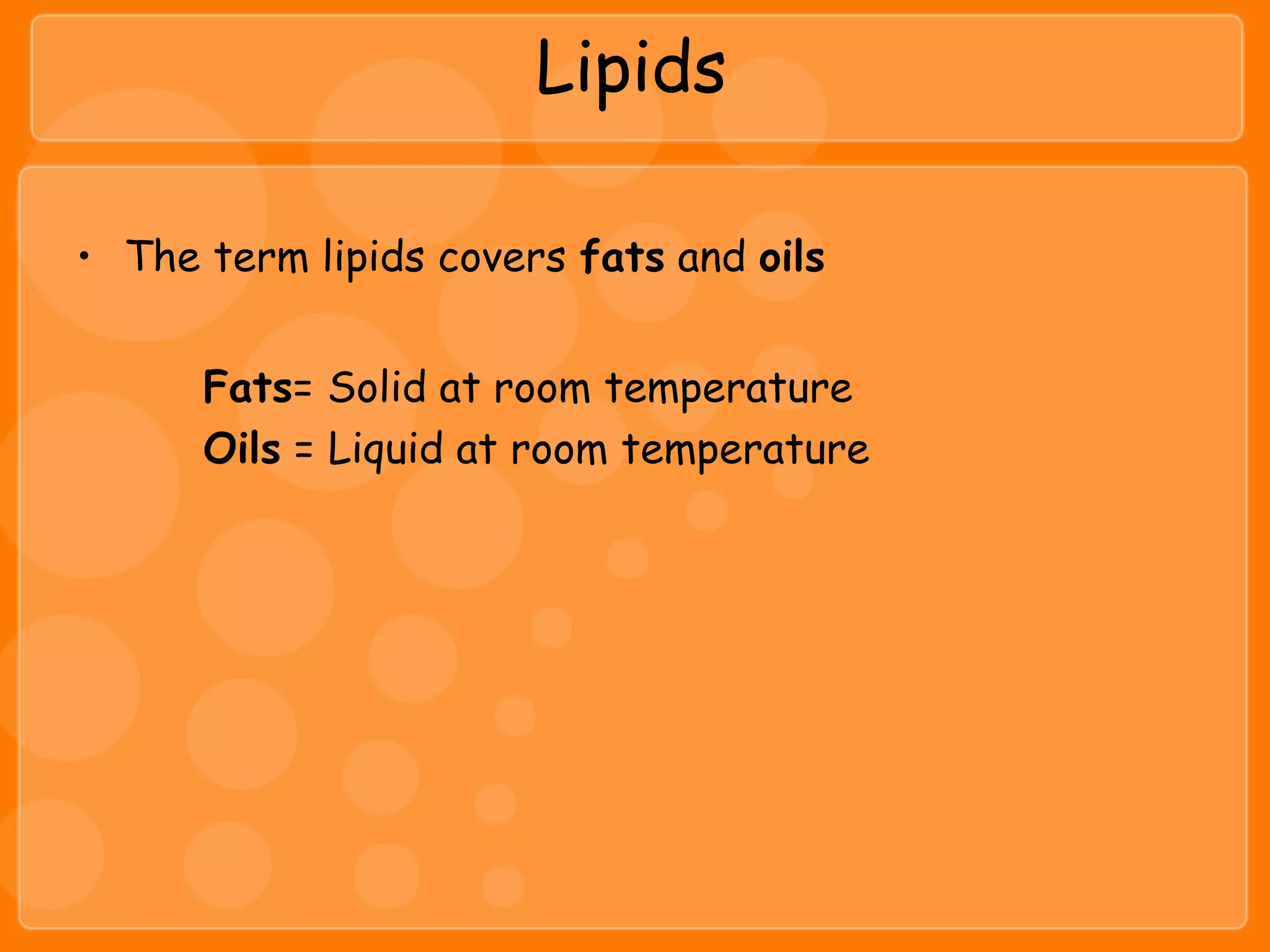 Lipids slideshow | PPT