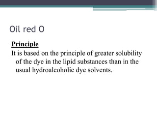 Lipid staining new slideshare which help | PPTX