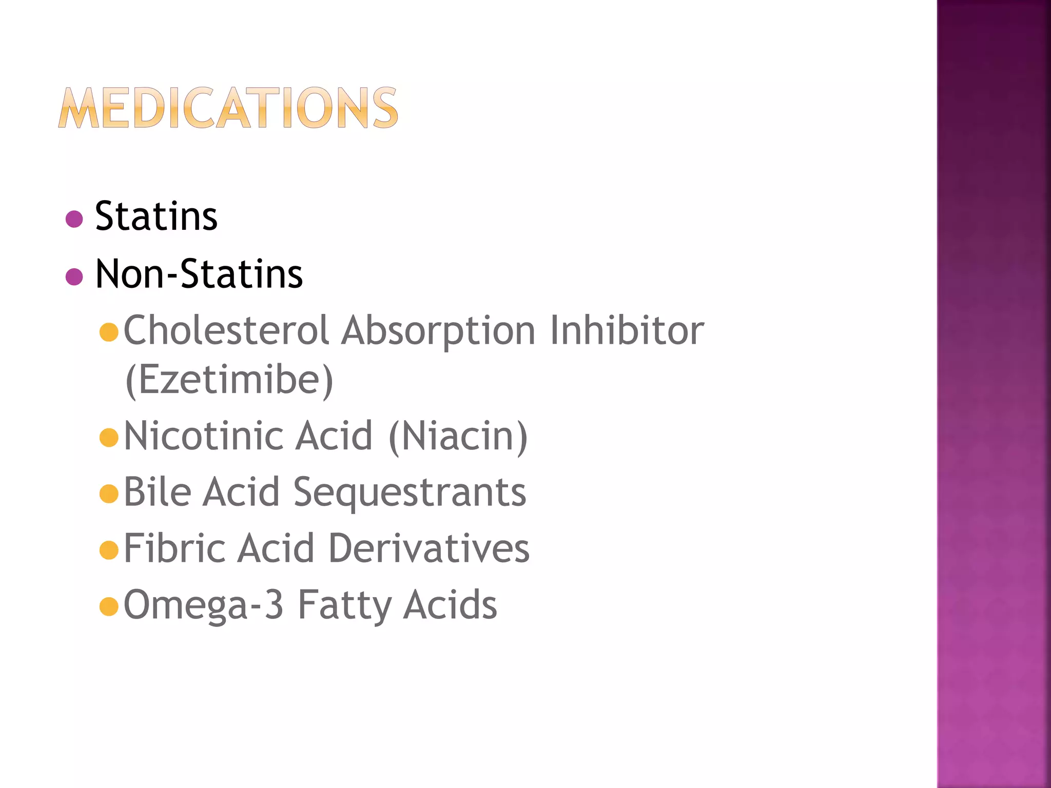 Lipid storage disease and dyslipidemia | PPTX