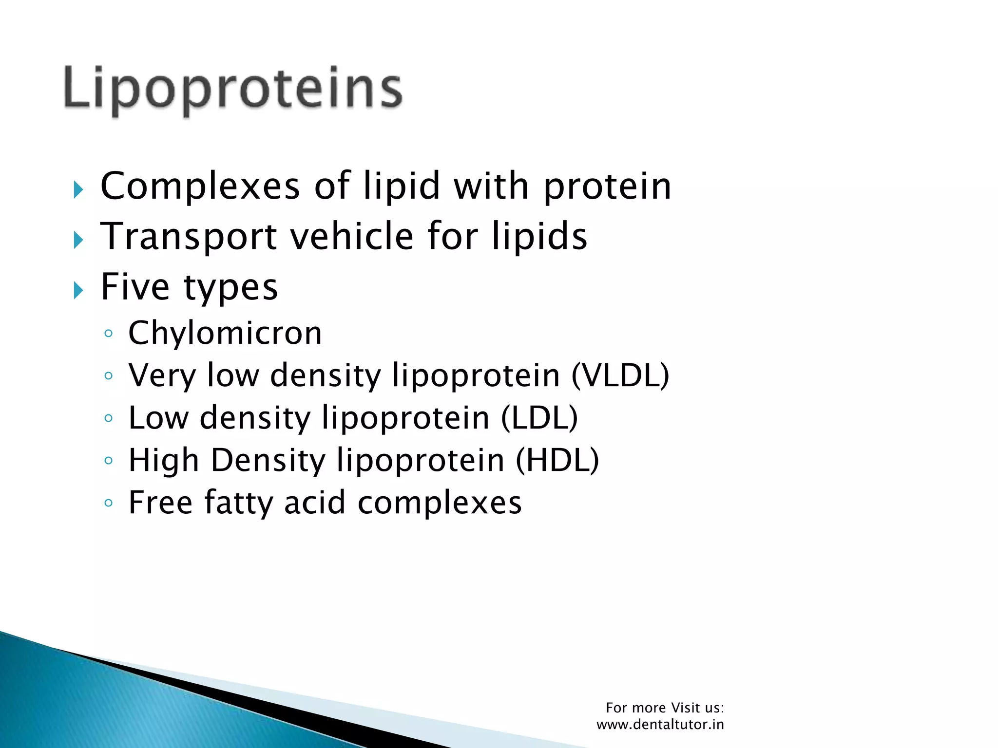 Lipids | PPTX