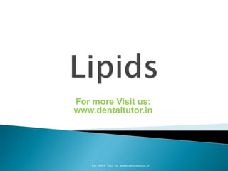 Lipids | PPT