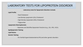 LIPIDS PROFILE FOR MEDICAL STUDENTS KNOWLEDGE | PPT
