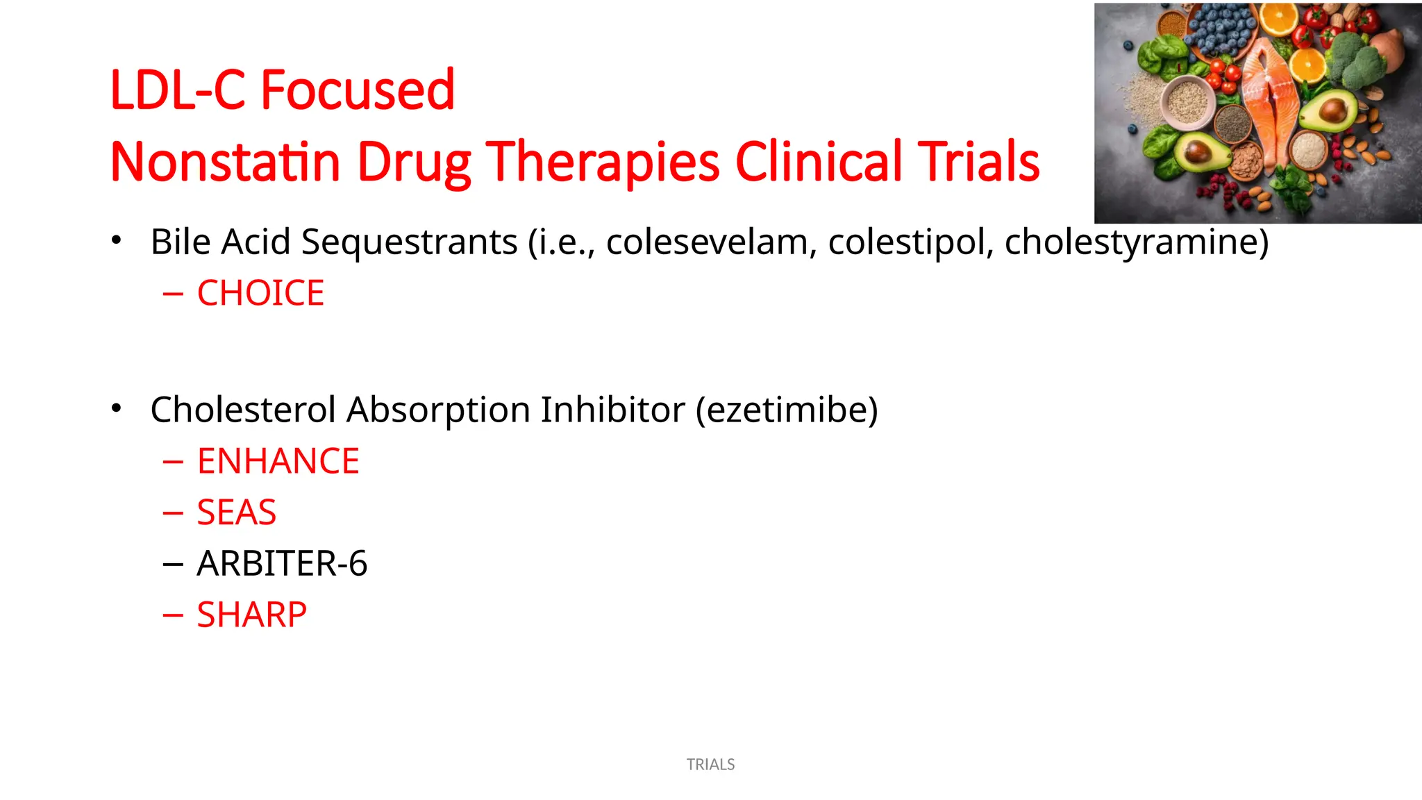 STATIN AND NON STATIN TRIALS-AT A GLIMPSE.pptx