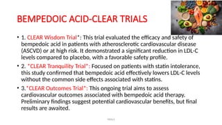 STATIN AND NON STATIN TRIALS-AT A GLIMPSE.pptx