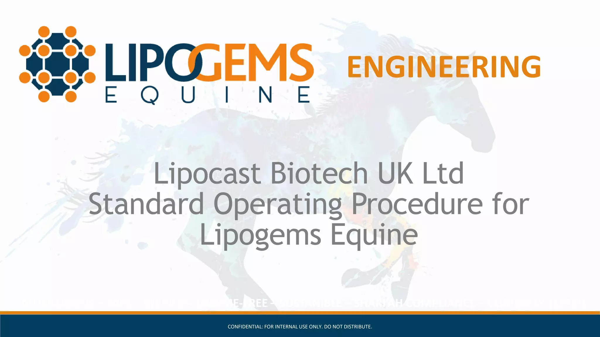 Lipocast Biotech UK Lipogems Equine Standard Operating Procedure 007 ...