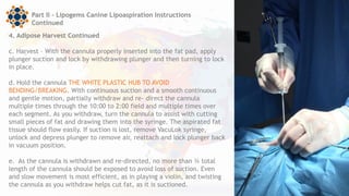 Lipocast Biotech UK Lipogems Canine Standard Operating Procedure v1 | PDF