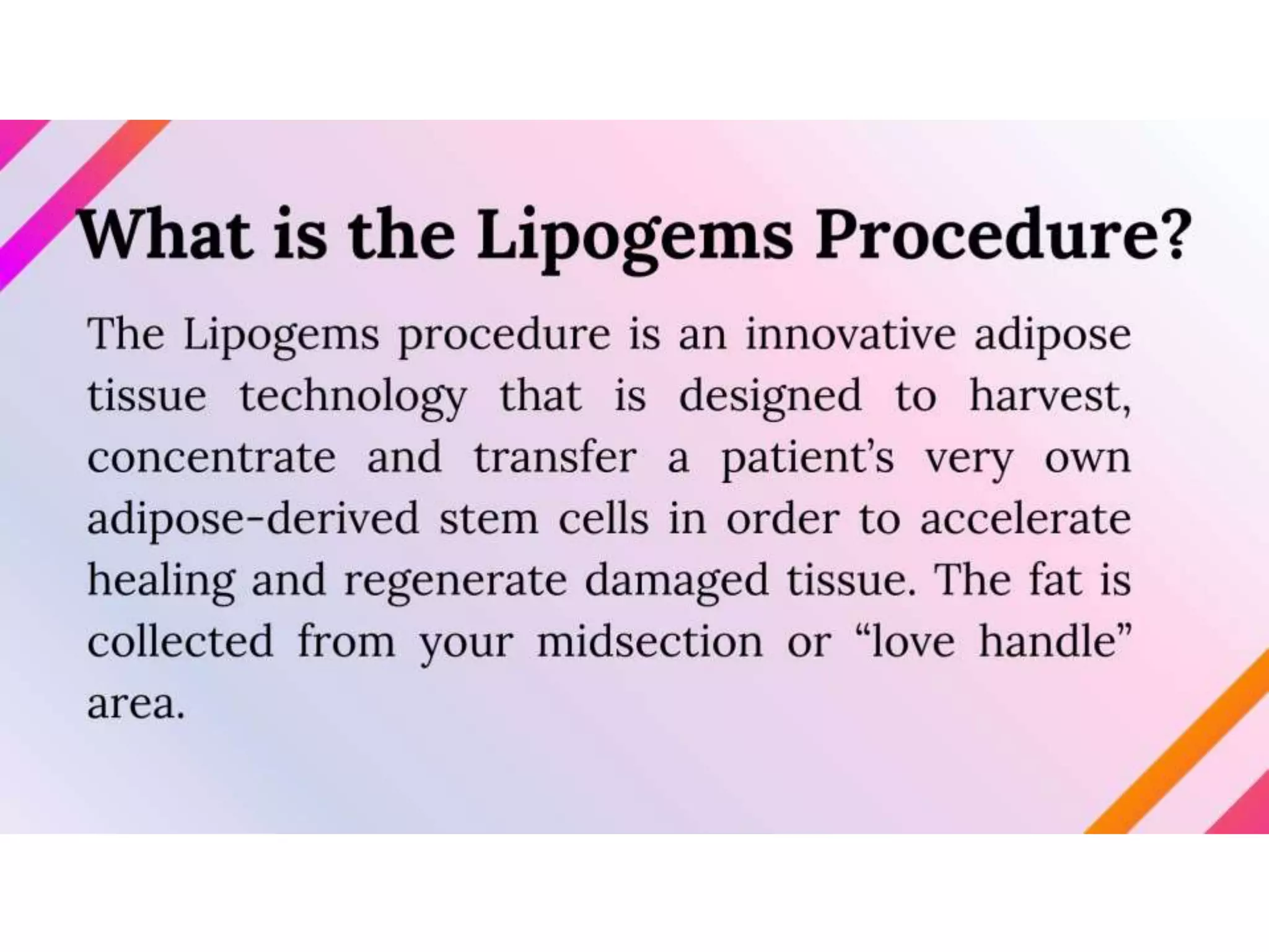 Lipogems Therpay.pptx