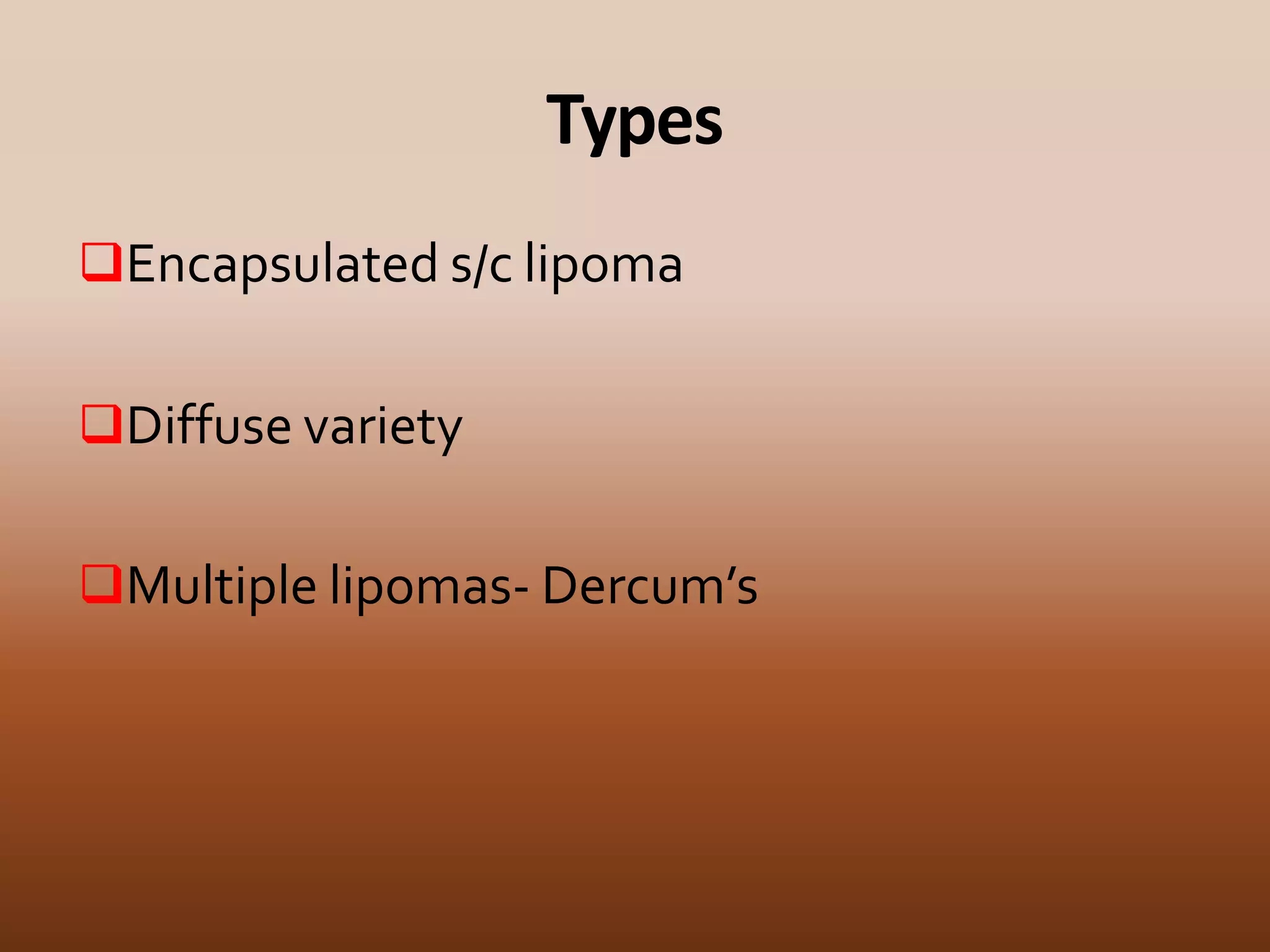 Lipoma | PPTX