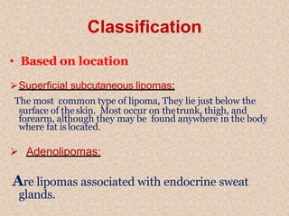Lipoma | PPTX