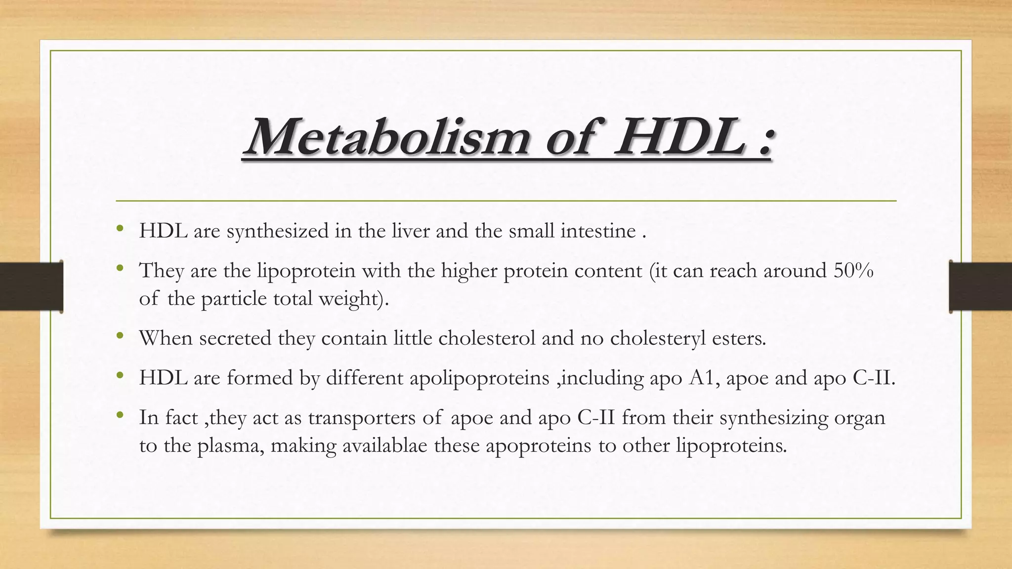 Lipoprotein | PPTX