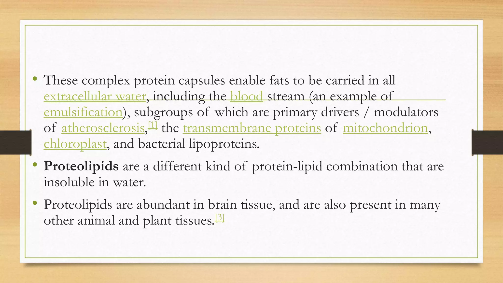 Lipoprotein | PPTX