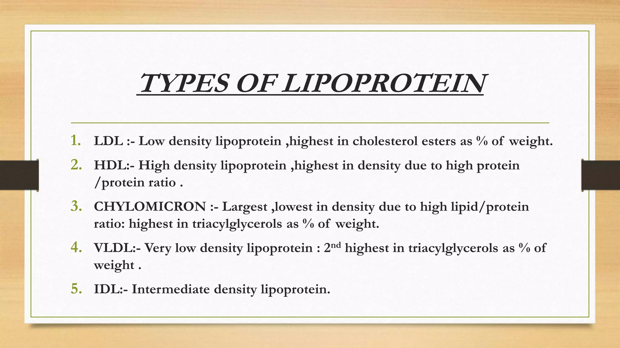Lipoprotein | PPTX