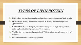 Lipoprotein | PPTX