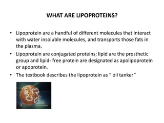 Lipoprotein | PPTX