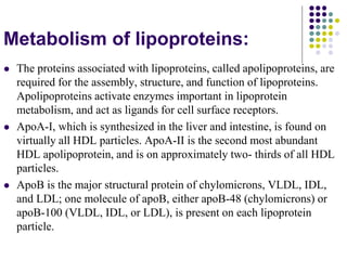 Lipoproteins | PPT