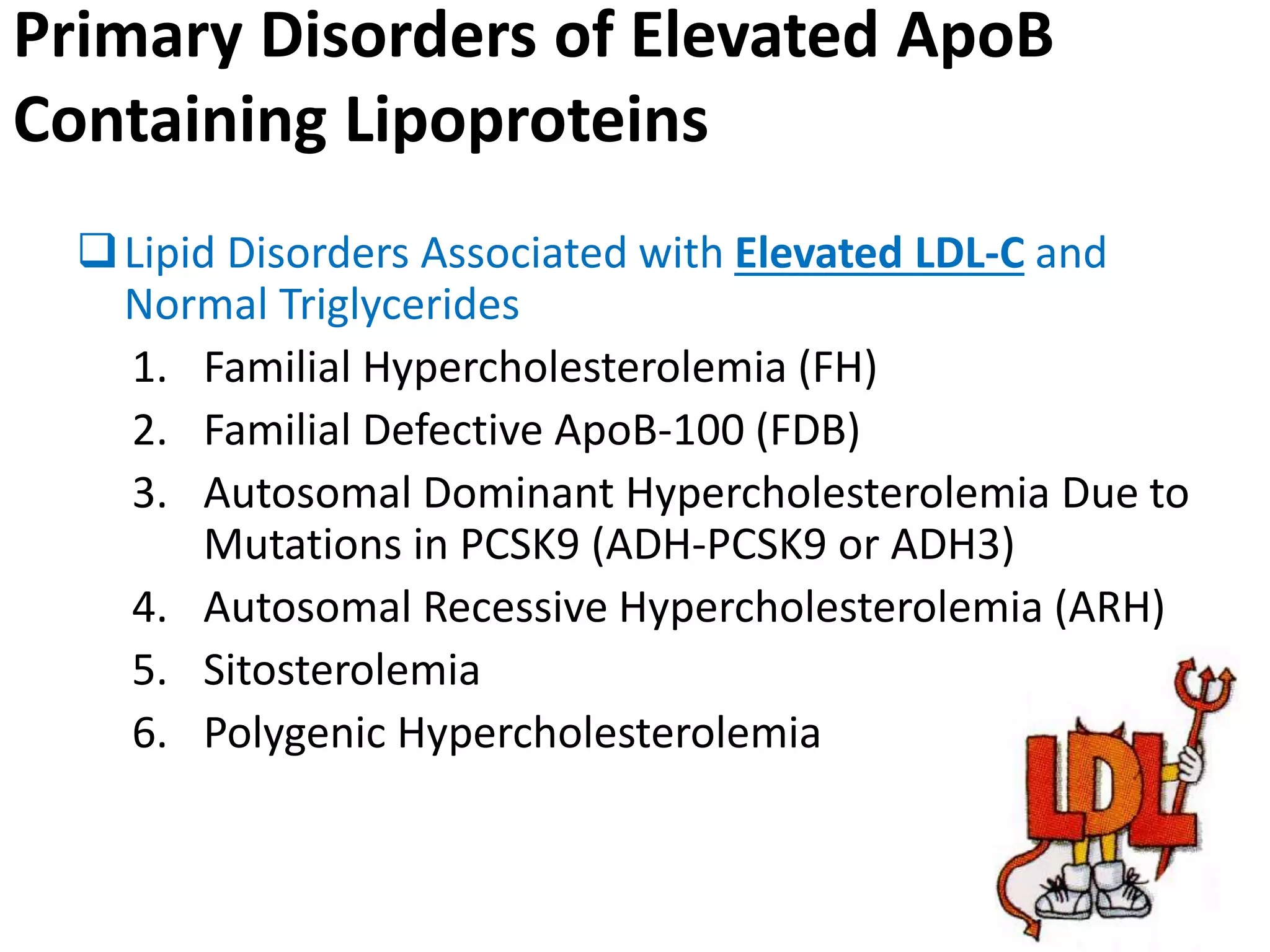 Disorders of Lipoprotein Metabolism | PPTX