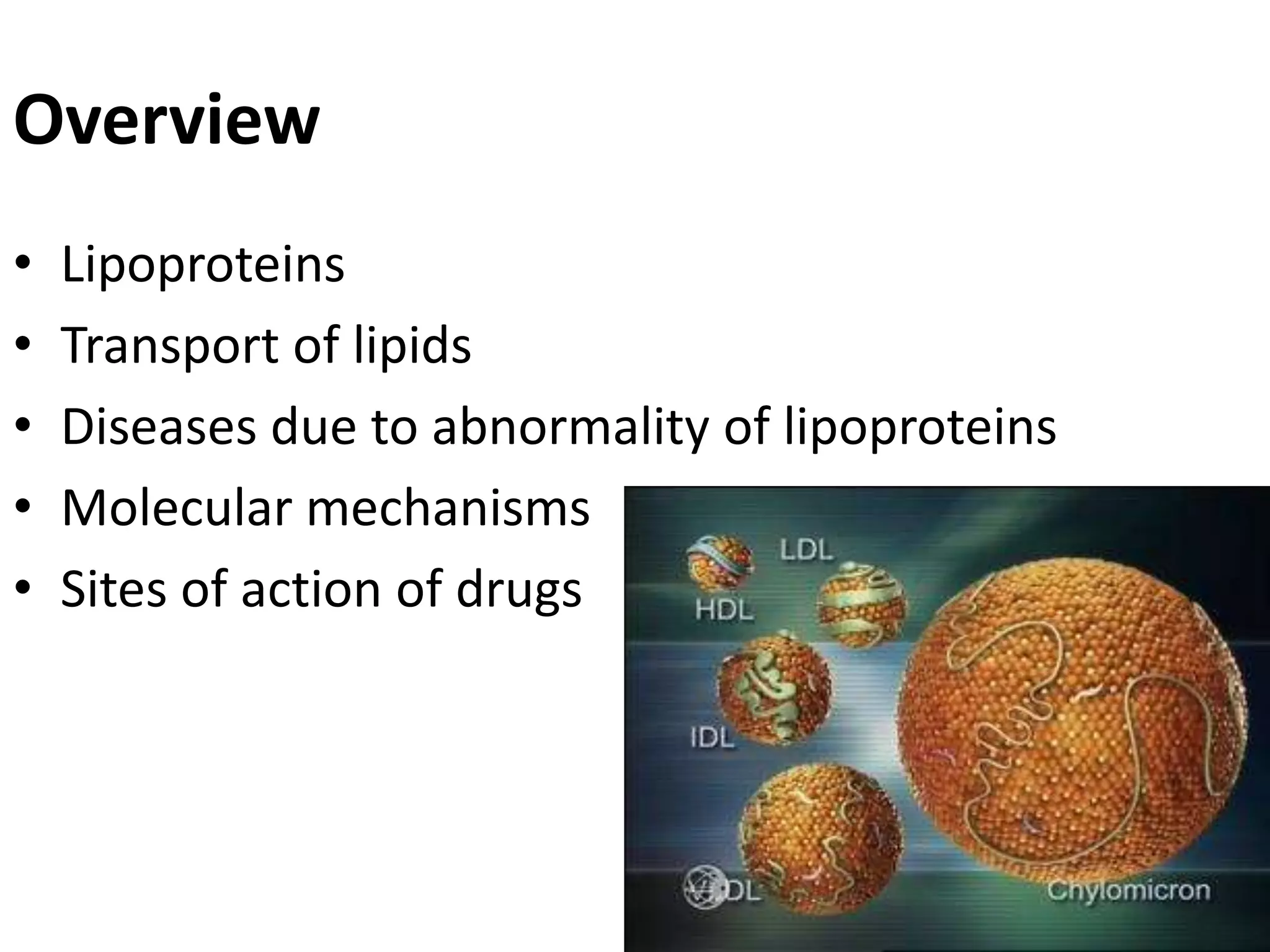 Disorders of Lipoprotein Metabolism | PPTX
