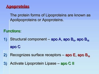 Lipo protein metabolism | PPT