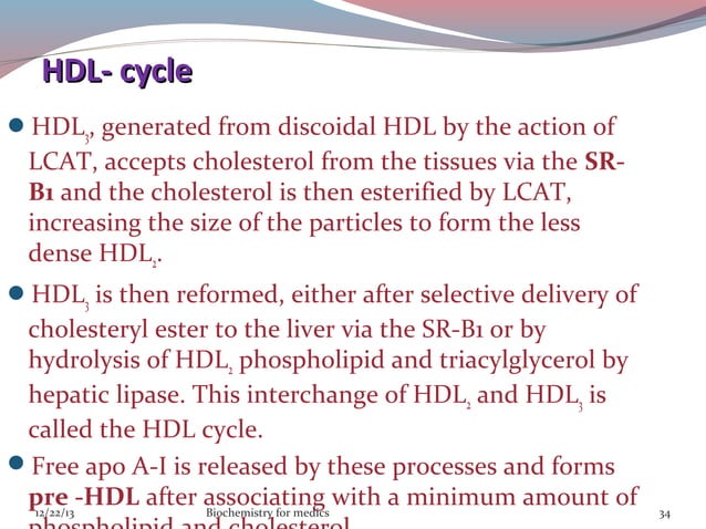 Lipoproteins- structure, classification, metabolism and clinical ...