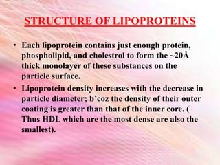 Lipoproteins | PPTX