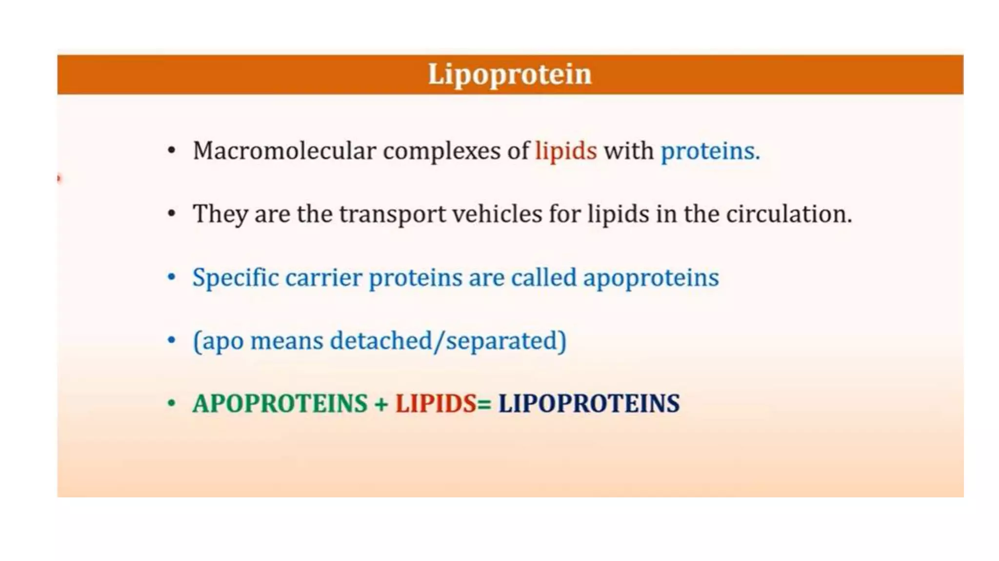 LIPOPROTEINS.ppt | Heart and Cardiovascular Diseases | Diseases and ...