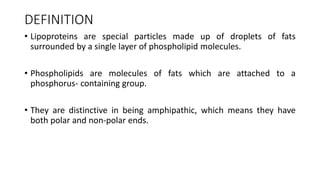 LIPOPROTEINS.ppt | Heart and Cardiovascular Diseases | Diseases and ...