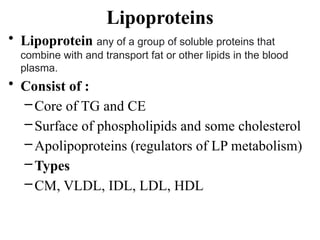 Lipoproteins metabolism lecture note .pptx