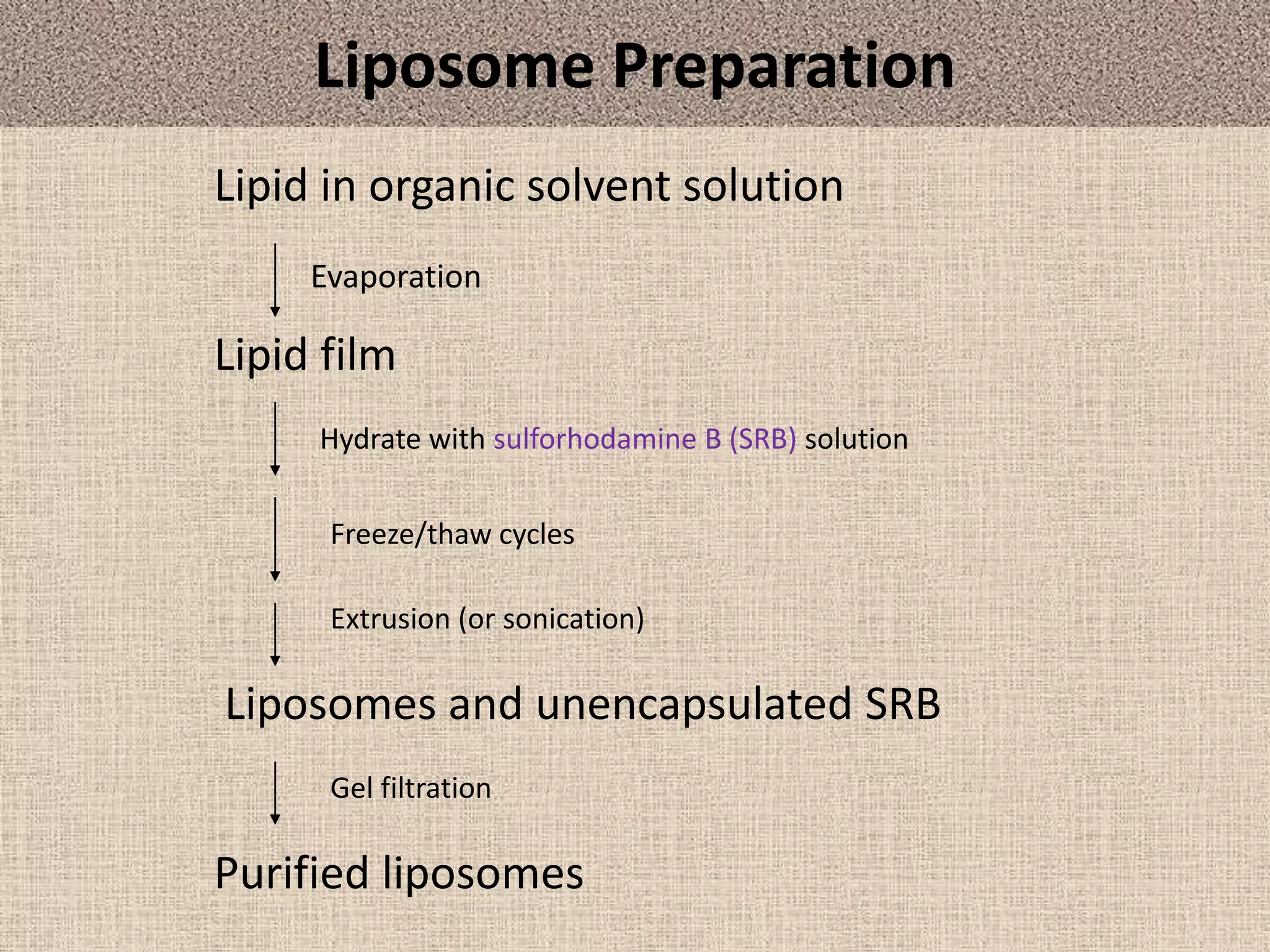 Liposomal drug delivery system | PPTX