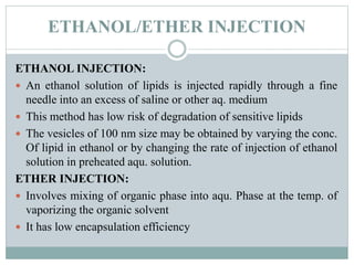Liposomal drug delivery system | PPTX