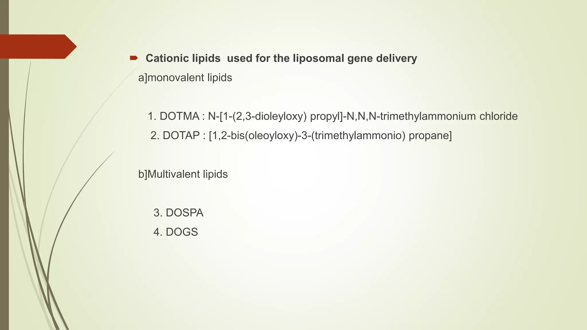 Liposomal gene delivery | PPTX
