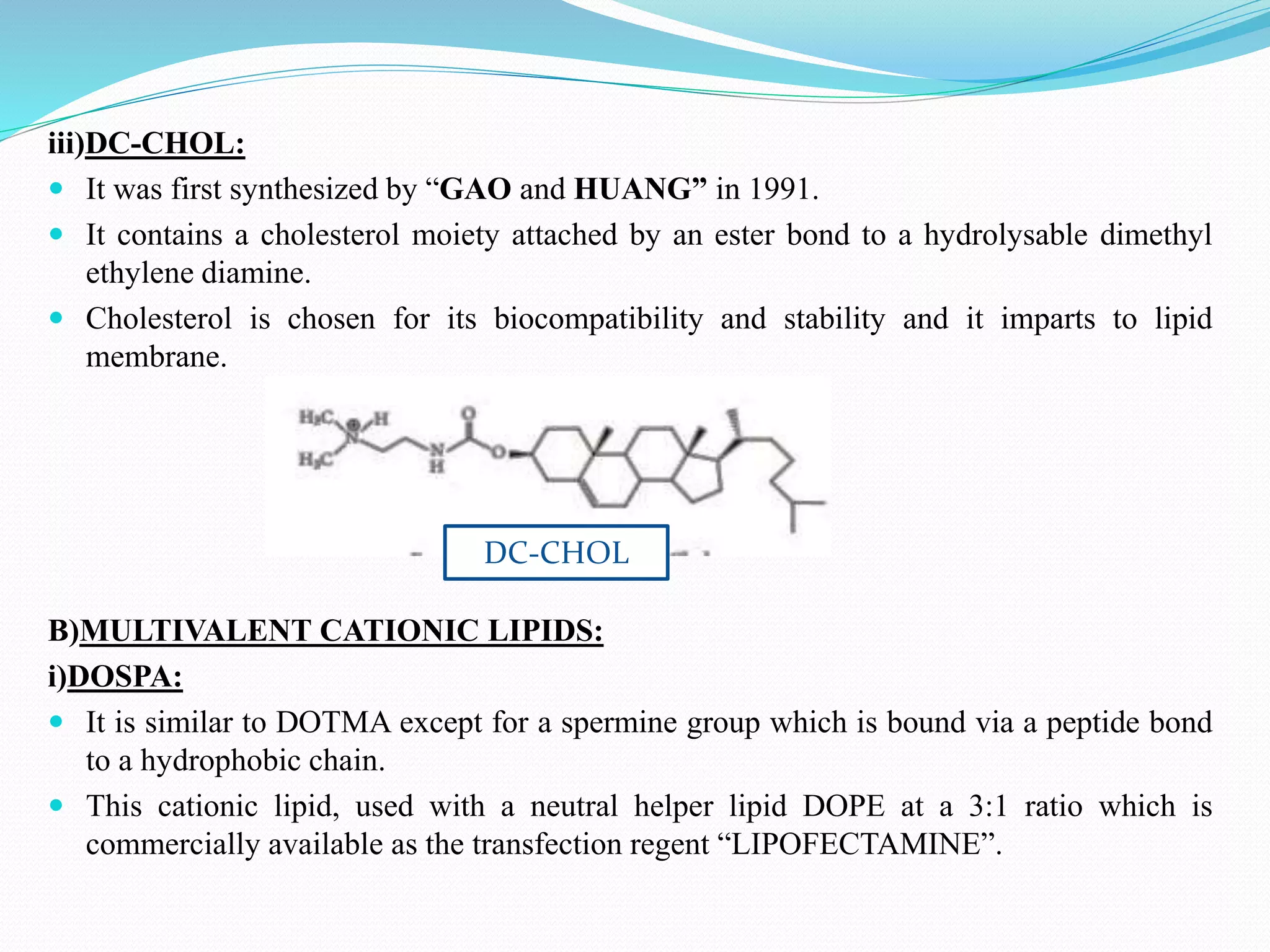 Liposomal gene delivery system | PPTX