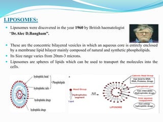 Liposomal gene delivery system | PPTX