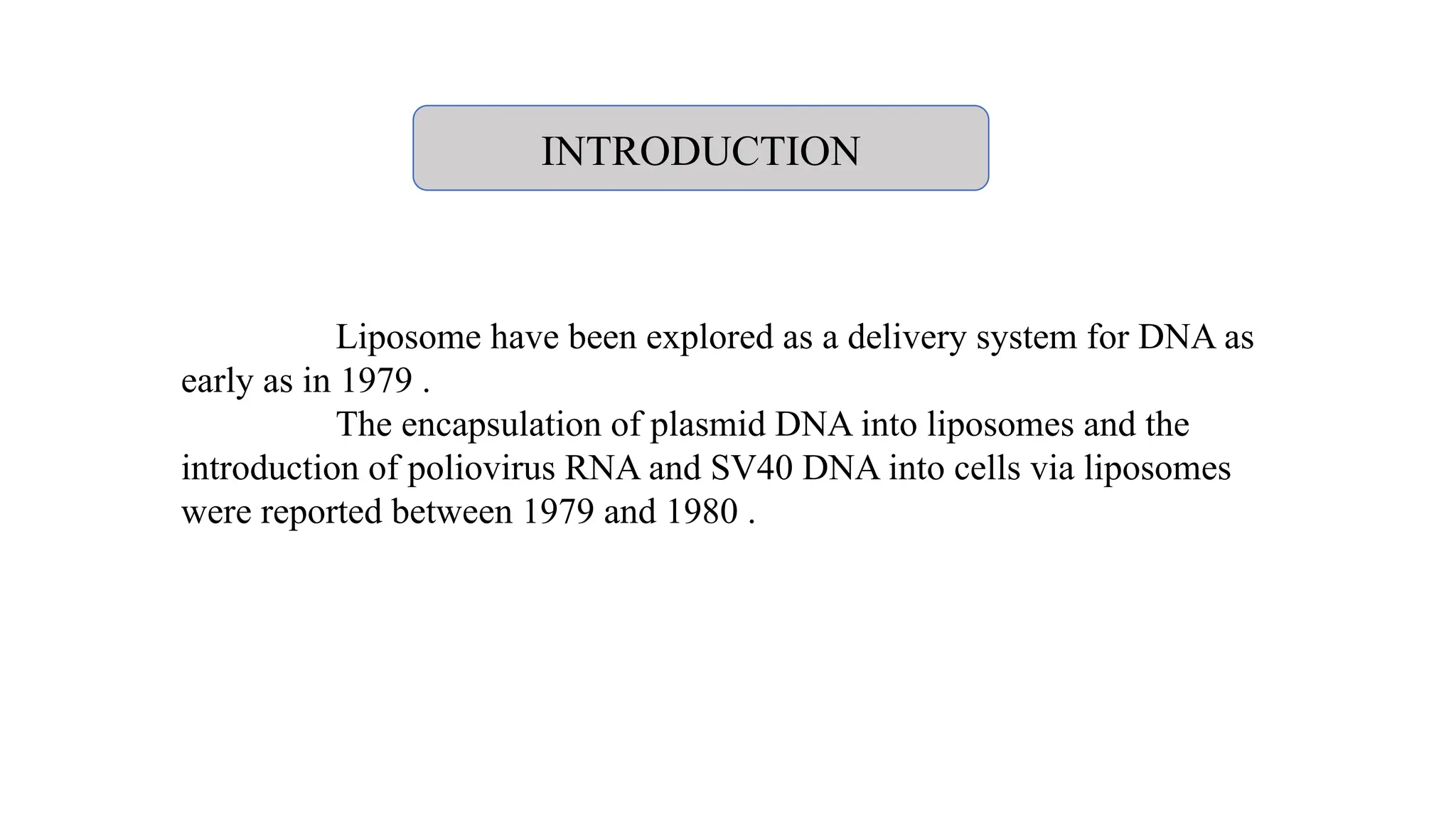 LIPOSOMAL GENE DELIVERY SYSTEM ( MOLECULAR PHARMACEUTICS) | PPTX