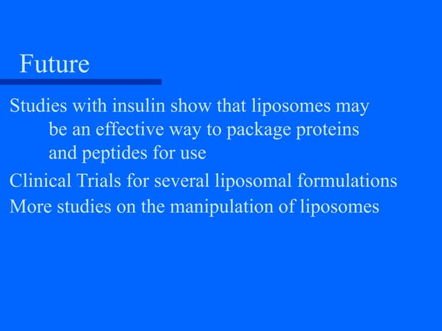 Naotechnology liposomal fat drug delivery | PPT