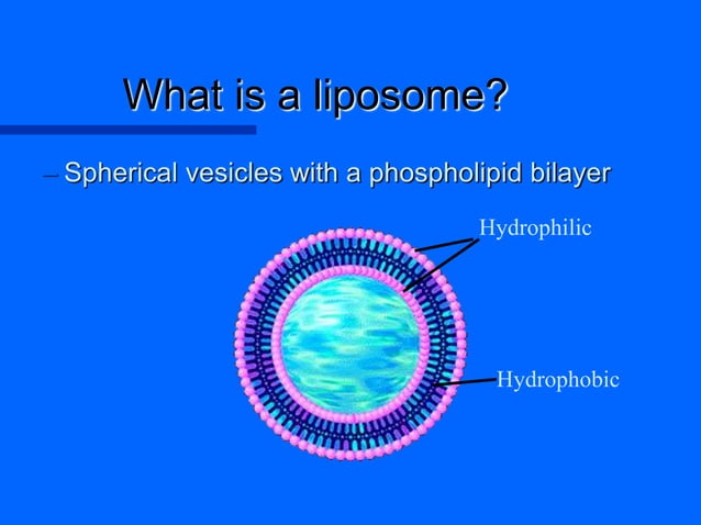liposomal drug delivery system in pharmaceutical | PPT