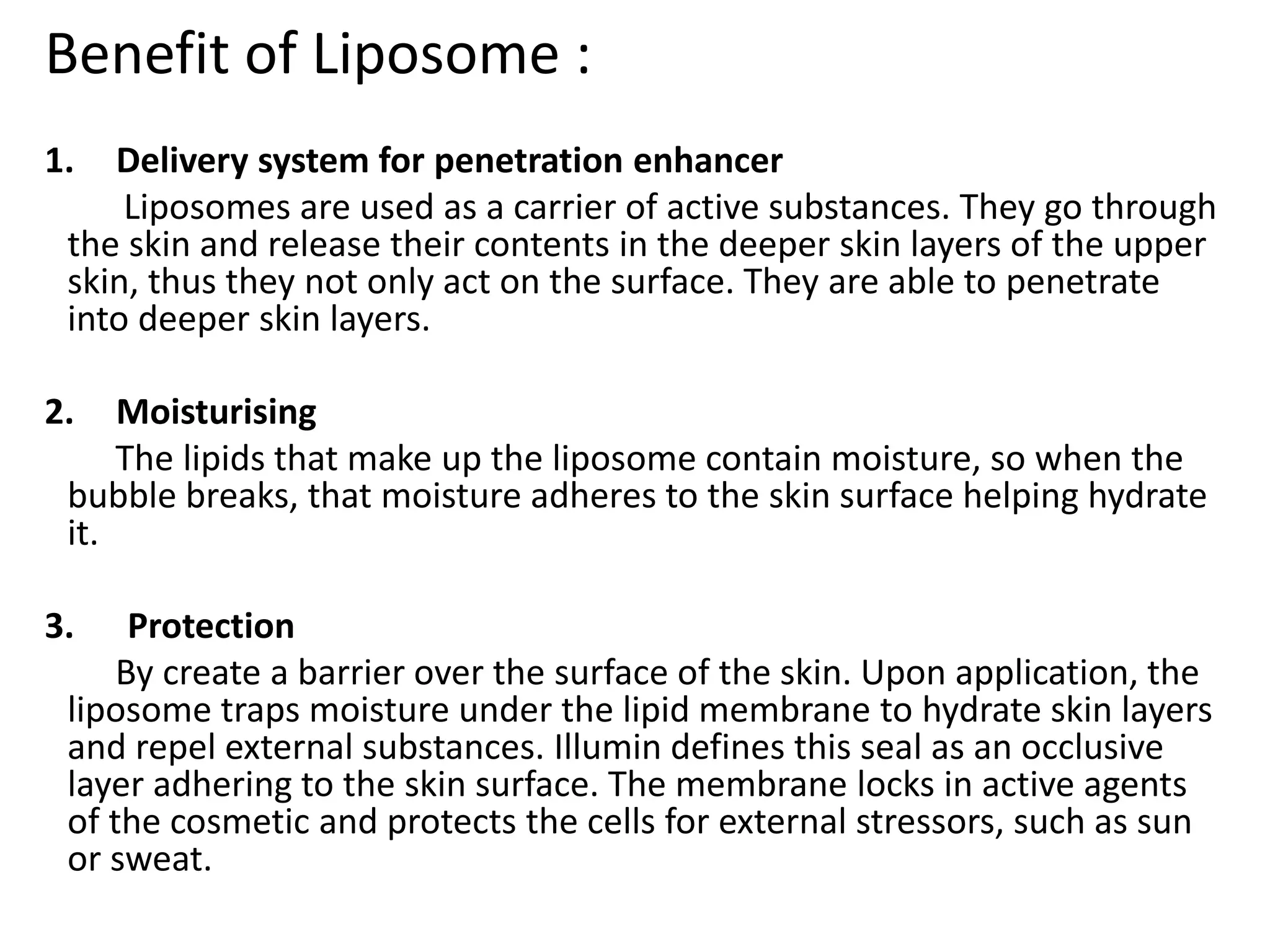 Liposome, a novel delivery system | PPTX