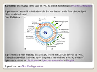 Liposomal Gene Delivery Systems.....pptx