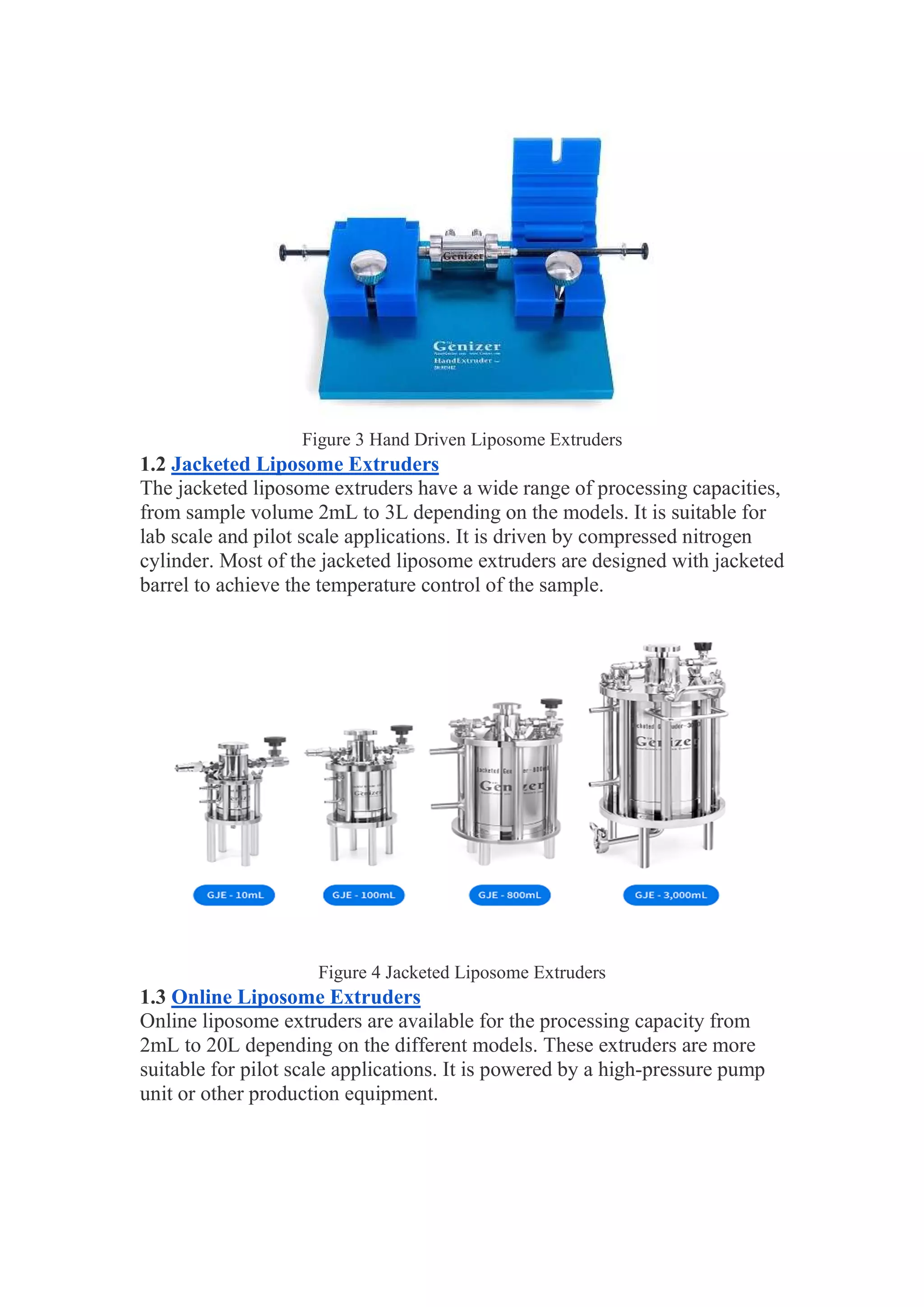 What is a liposome Extruder? - working principle -usage | PDF
