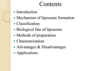 Liposome ppt | PPTX