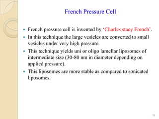 Liposome ppt | PPTX