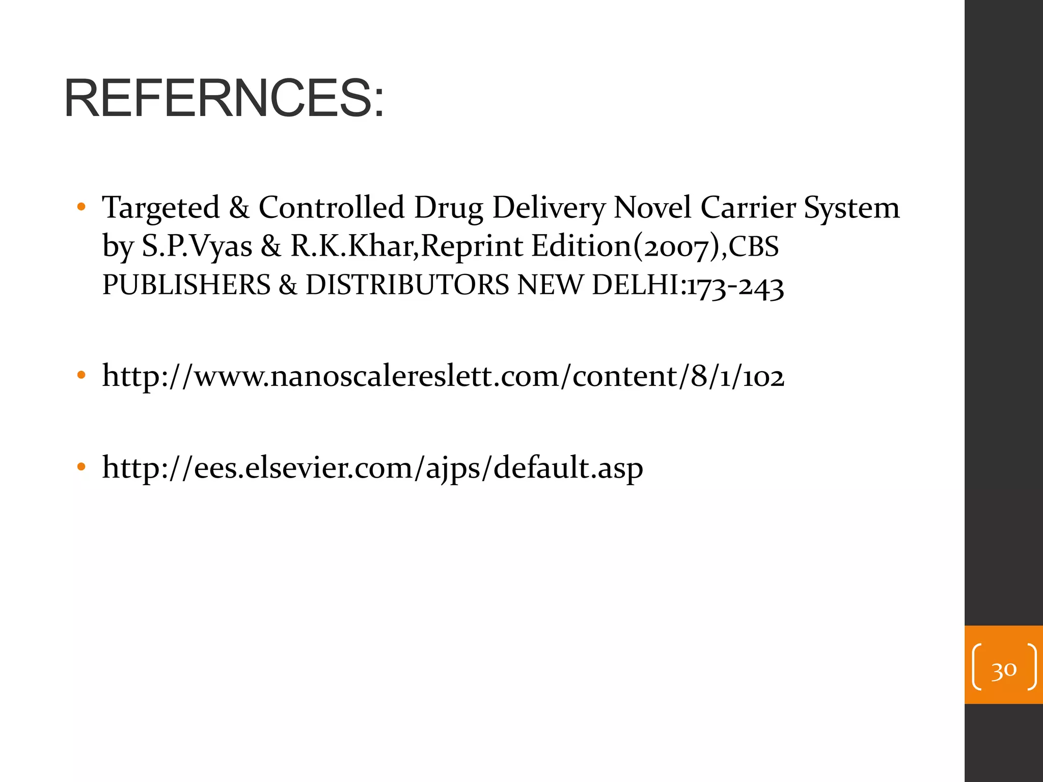 Liposomes and liposomal drug delivery system( recent advancement) | PPTX