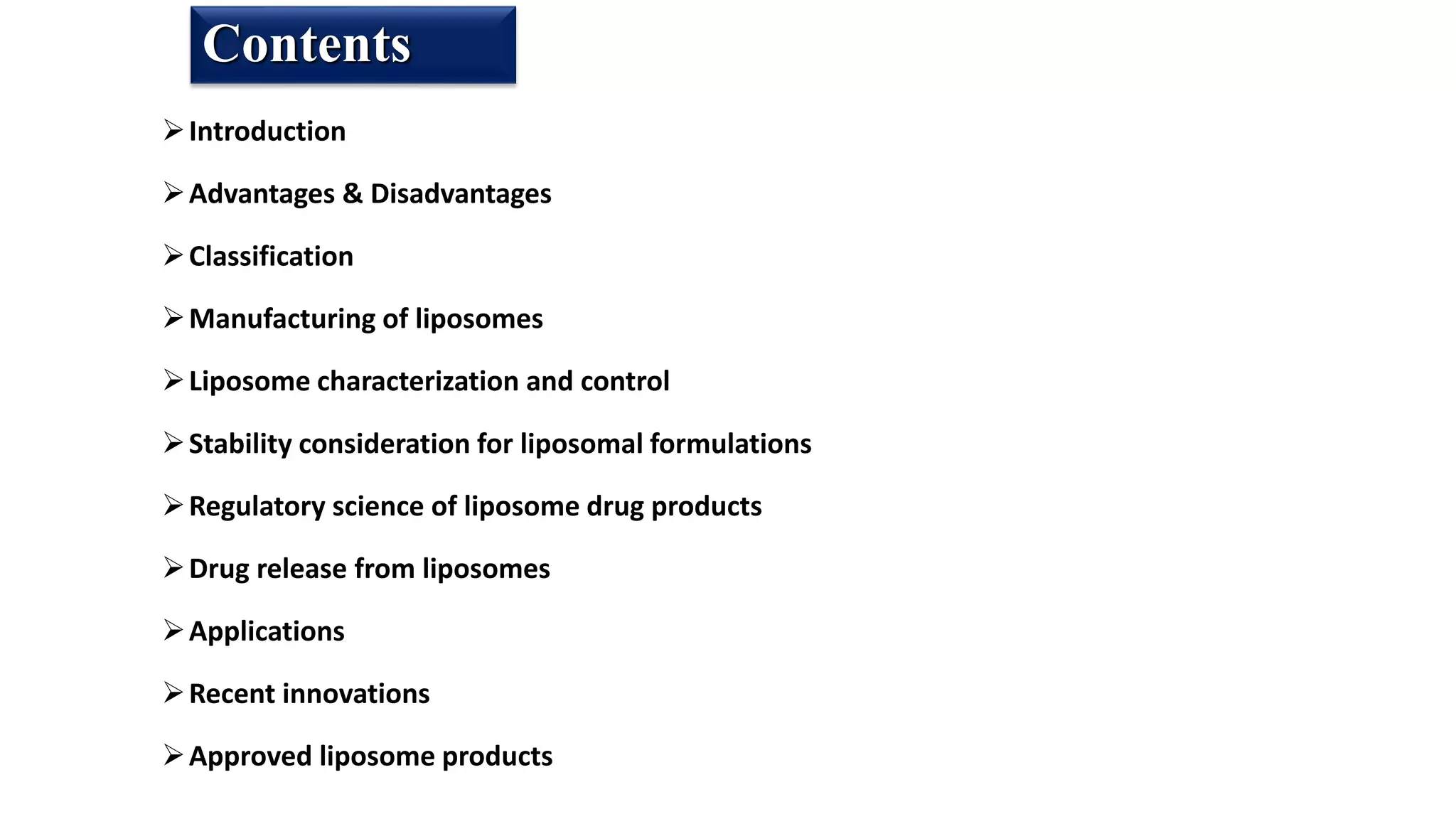 Liposomes | PPTX