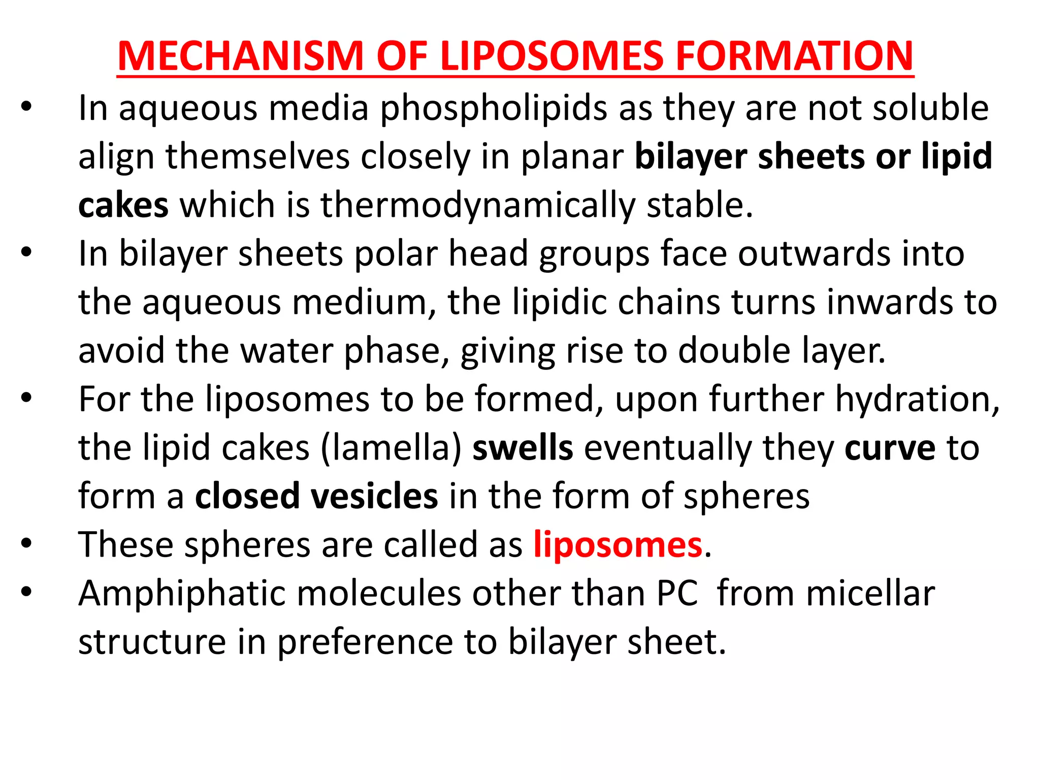 Liposomes | PPTX