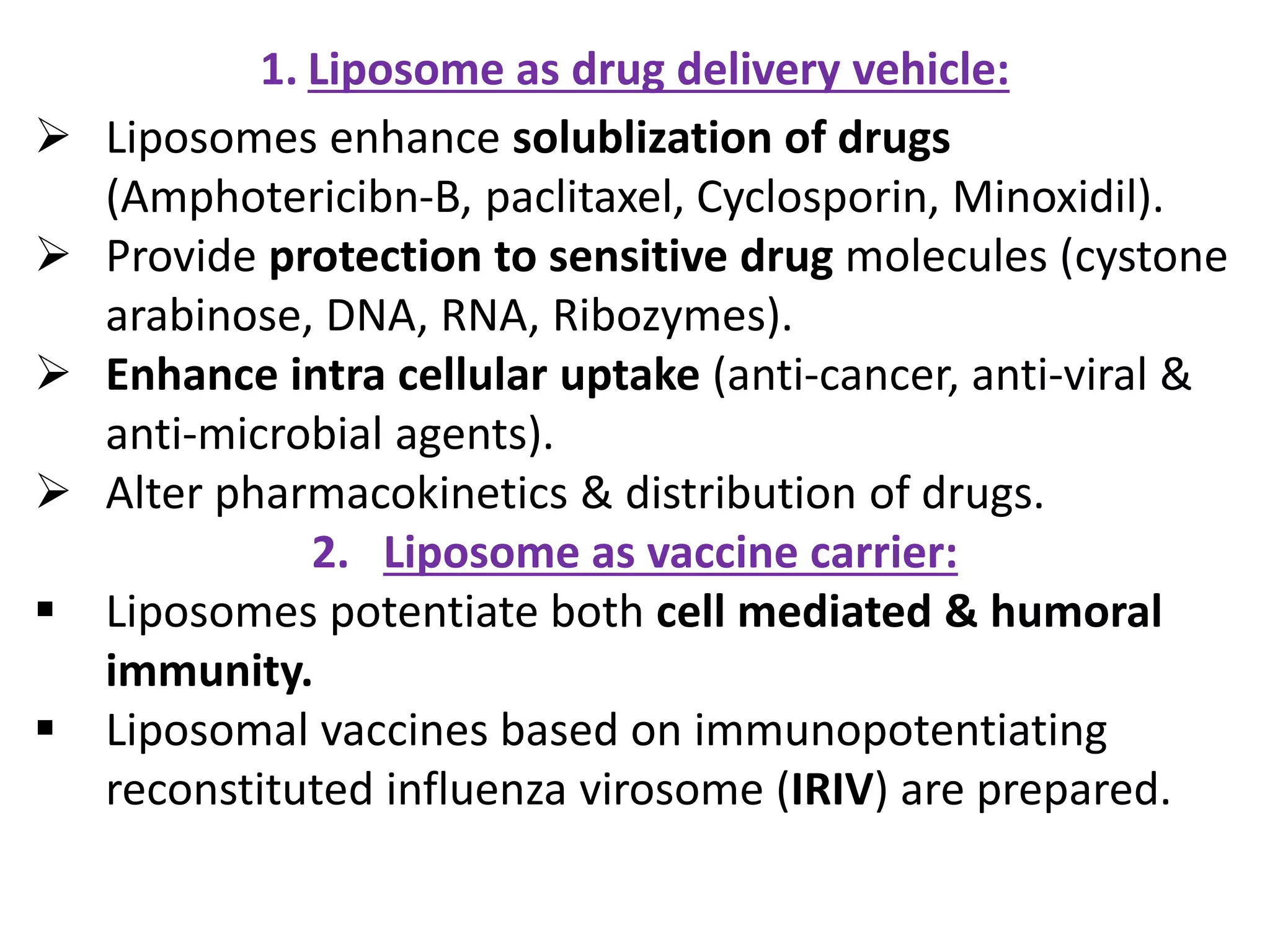 Liposomes | PPTX