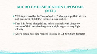 Liposomes | PPTX