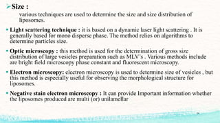 Liposomes | PPTX