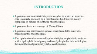 Liposomes | PPTX