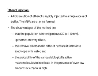 Liposomes dr. asm | PDF