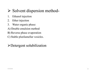 Liposomes ppt | PPT