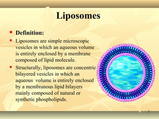Liposomes | PPT